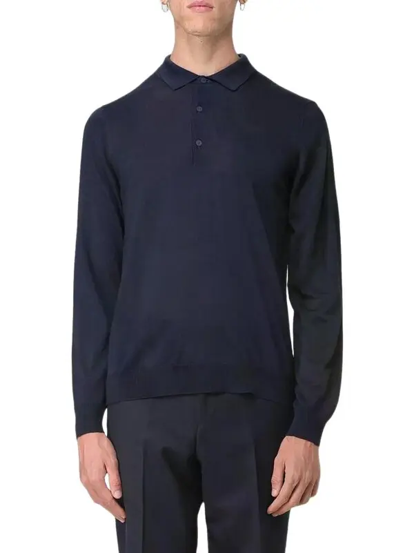 K-WAY Long-sleeve Polo Shirt - Blue