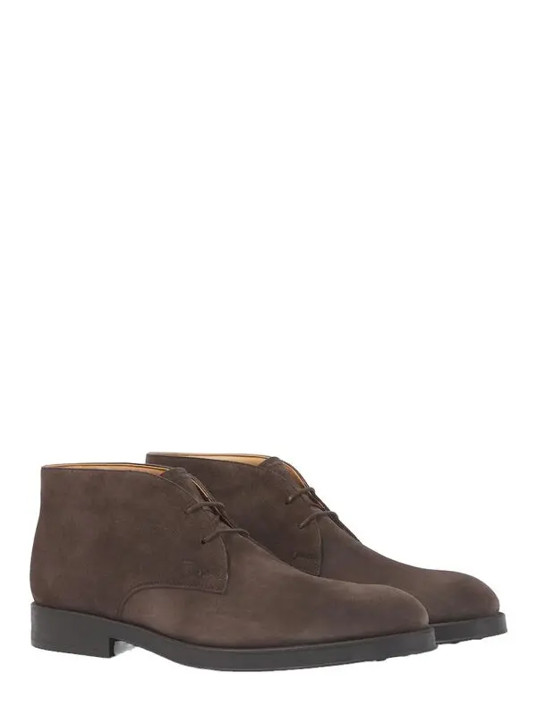 TOD'S Suede Desert Boots - Brown