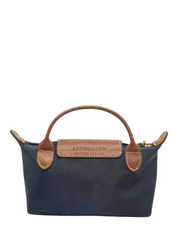 Longchamp Le Pliage Handle Pouch - Blue