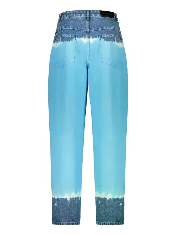 Alberta Ferretti Gradient Effect Panelled Jeans - Blue