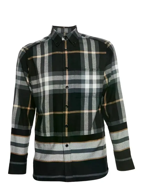 Burberry Creeton Check Shirt - Black