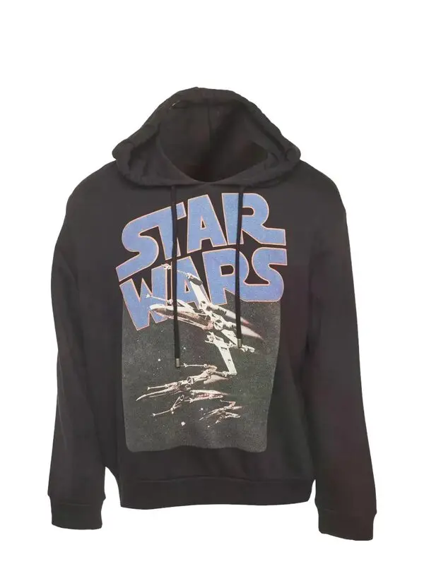 Etro Star Wars Graphic-print Hoodie - Black