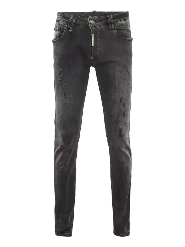 Philipp Plein Distressed Jeans - Grey
