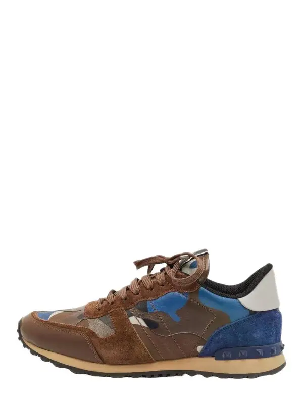 Valentino Garavani Rockrunner Camouflage Sneakers - Brown