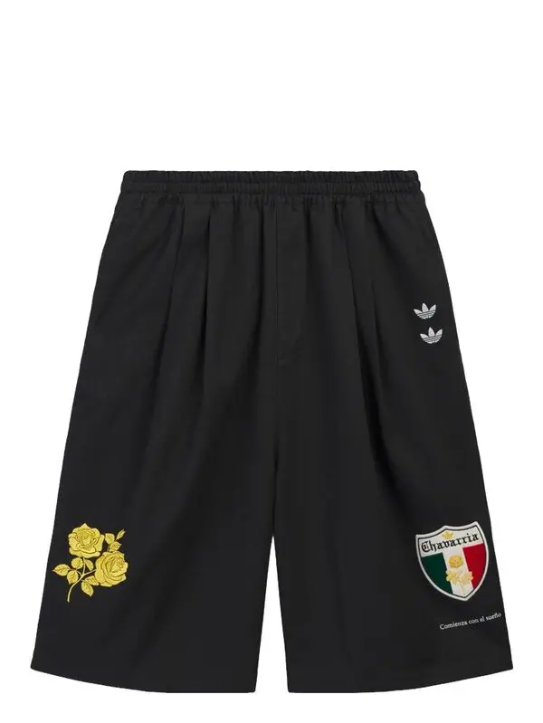 Adidas Originals X Willy Chavarria Long Twill Shorts - Black