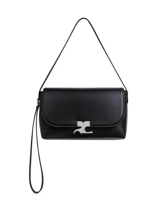 COURRÃ¨GES Courrèges Icotype Leather Bag Heritage - Black