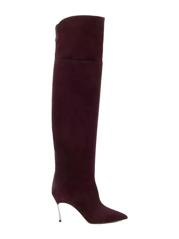 Casadei Blade Corsaro Over-the-knee Boots - Red