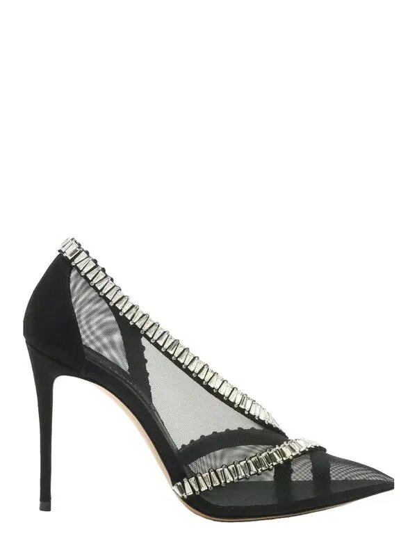 Casadei Julia Heaven Embellished Pumps - Black
