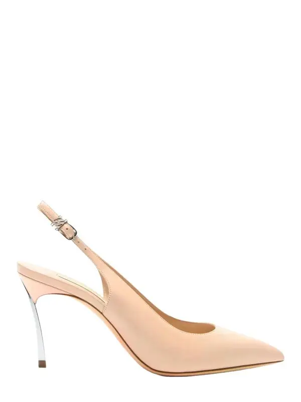 Casadei Blade Minorca Slingback Pumps - Neutrals