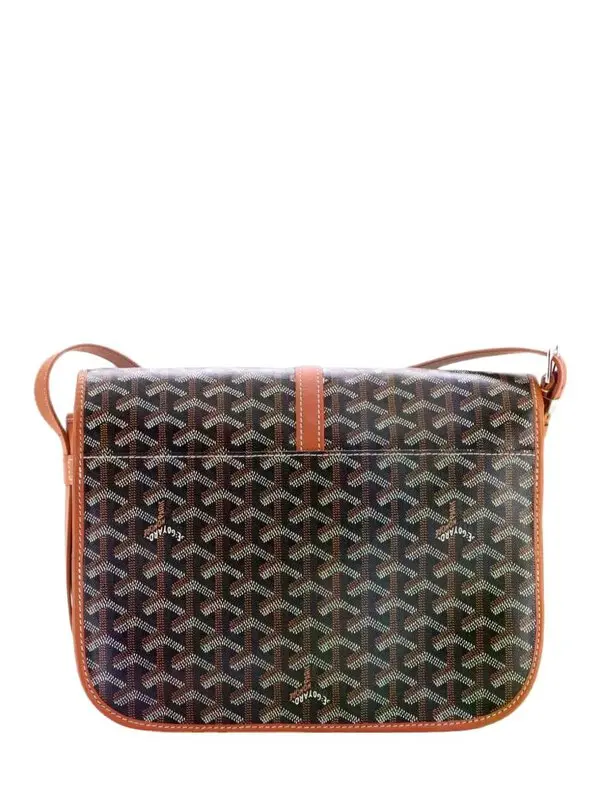 Goyard Belvedere Ii Messenger Bag Coated Canvas Mm - Brown