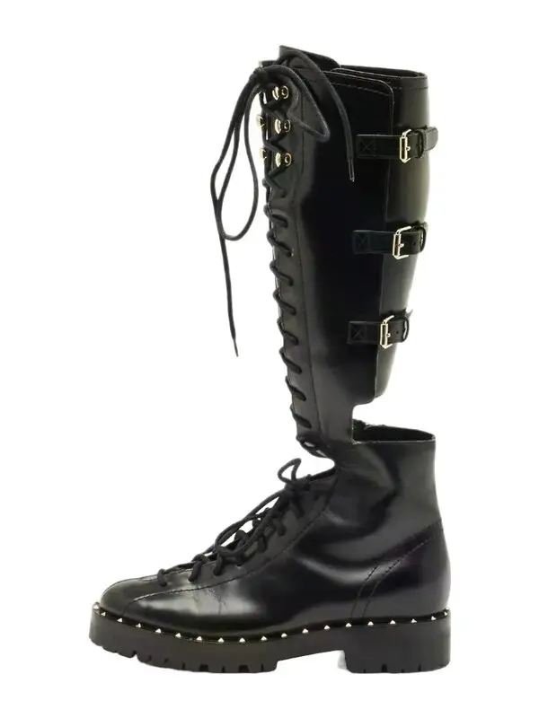Valentino Garavani Soul Rockstud Knee-length Boots - Black
