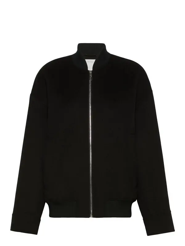 Sportmax Wool Bomber Jacket - Black