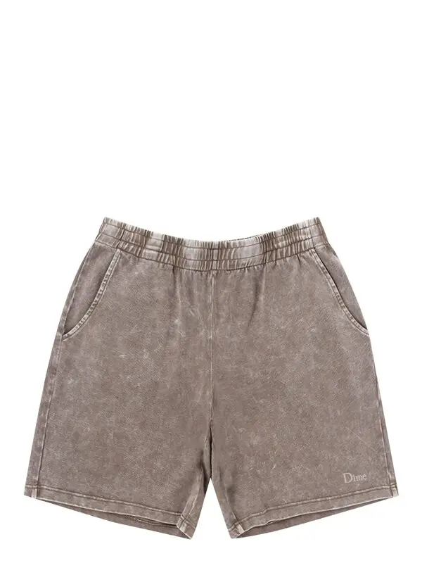 DIME Classic Jersey Sweatshorts Washed - Brown