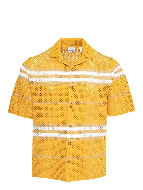 Burberry Malet Short-sleeve Shirt - Yellow
