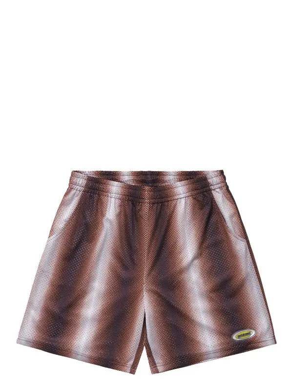 METALWOOD STUDIO Digital Print Relaxed Fit Shorts - Orange