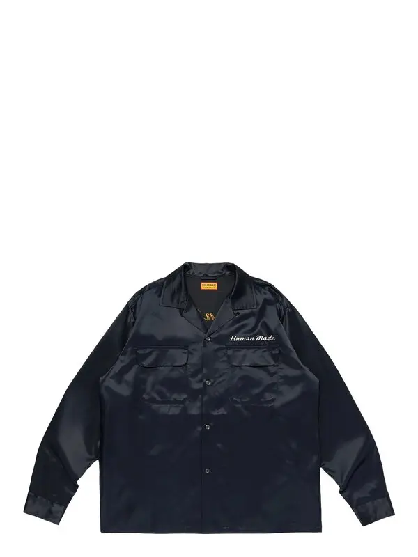 HUMAN MADE Long Sleeve Button-up Shirt - Black