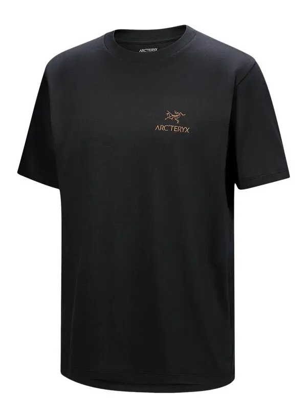 Arc'teryx Short Sleeve Cotton Bird Word Tee - Black