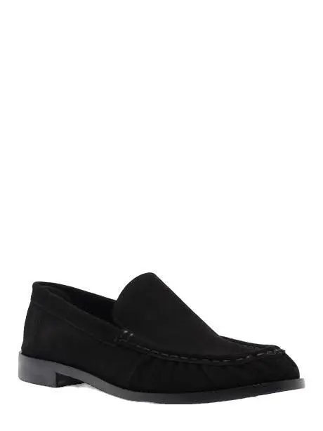 Schutz Tyla Moc Toe Loafer - Black
