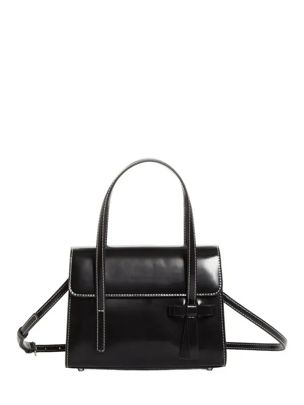 Sandy Liang Mini Mum Crossbody Bag - Black