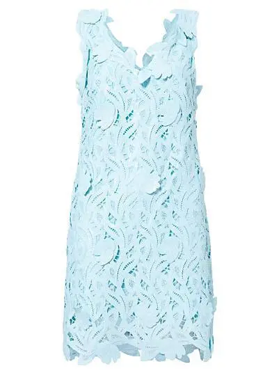 Simkhai Raina Sequin Woven Mini Dress - Pool