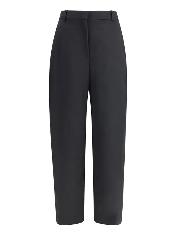 Givenchy Tailored Grain De Poudre Wool Pants - Black