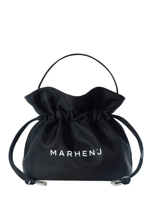 MARHEN.J Recycled Nylon Charron Bucket Bag - Black