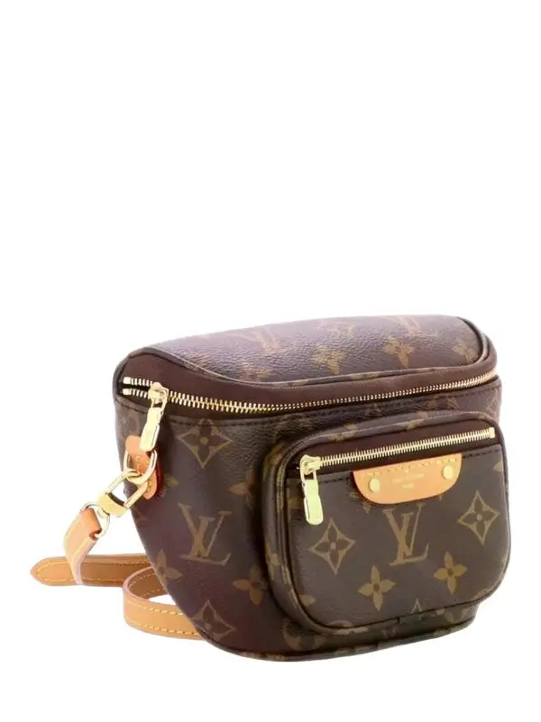 LOUIS VUITTON Monogram Canvas Mini Belt Bag - Brown