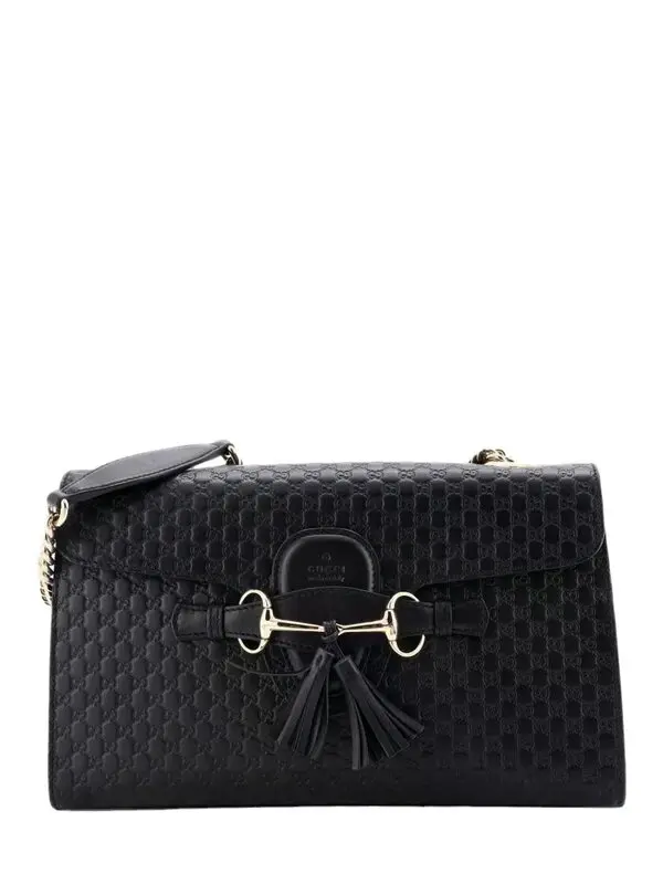 Gucci Emily Chain Flap Bag - Black