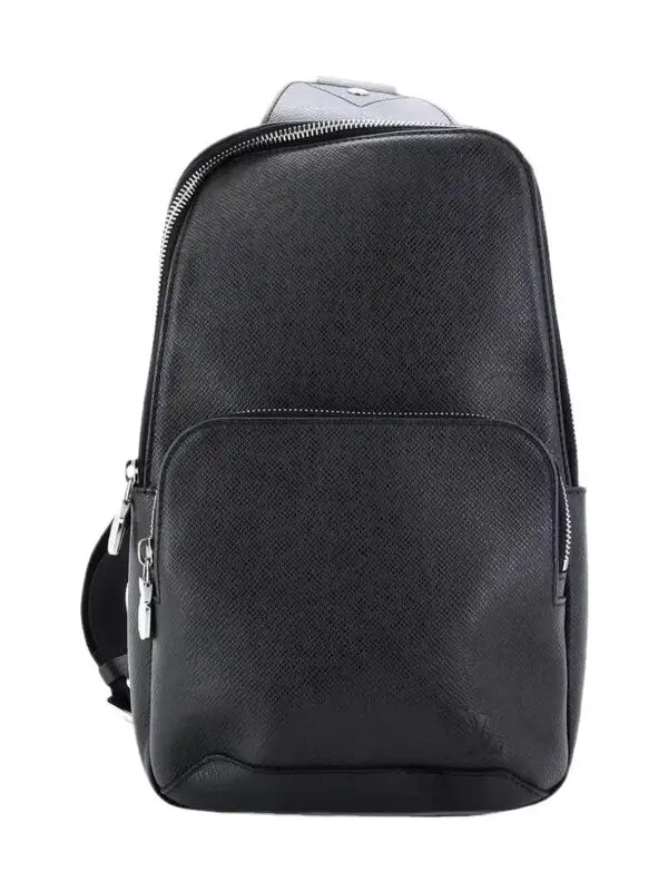 LOUIS VUITTON Avenue Sling Bag Taiga Leather - Black