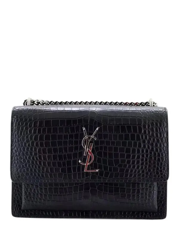 Saint Laurent Medium Sunset Bag - Black