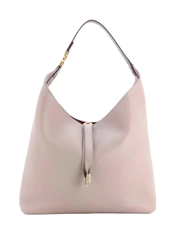 Chloé Marcie Nm Leather Hobo Bag - Neutrals