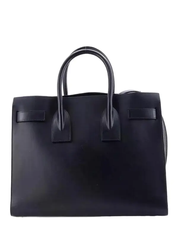 Saint Laurent Sac De Jour Nm Bag Leather Small Tote Bag - Blue
