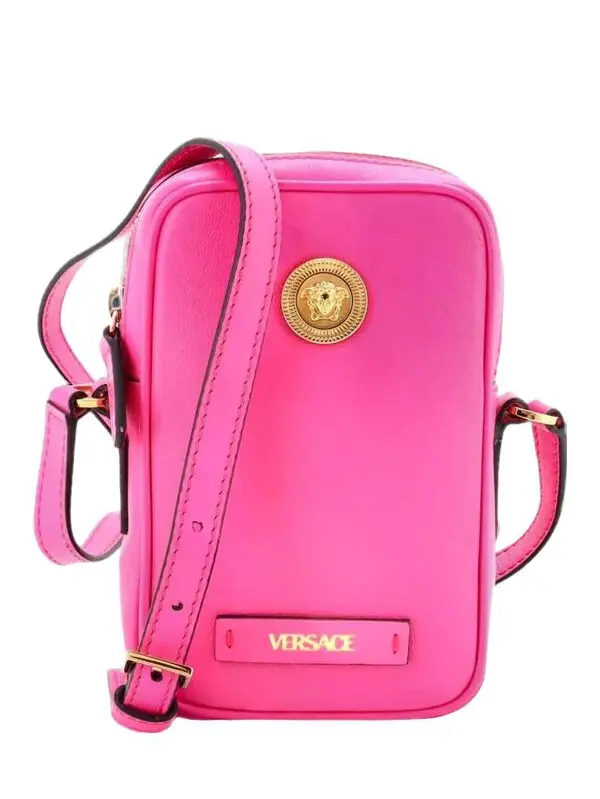 Versace Medusa Biggie Pouch Micro Crossbody Bag - Pink