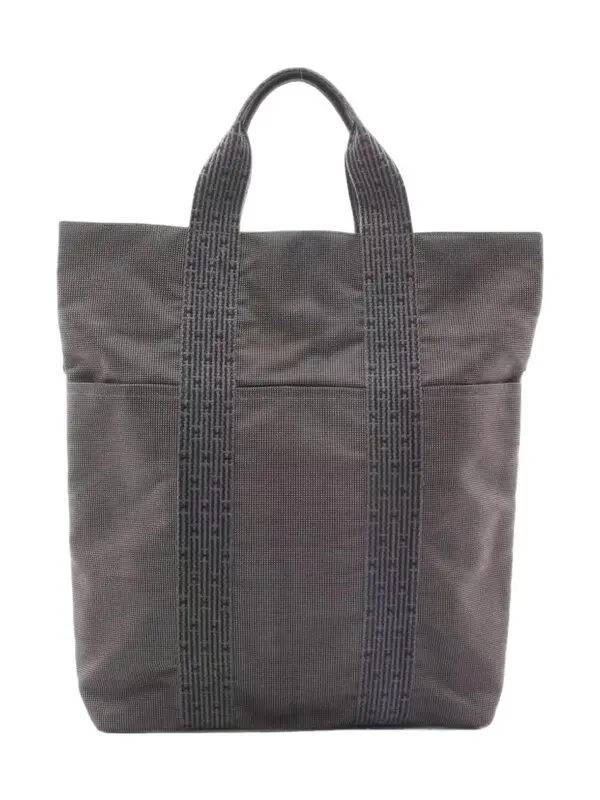 Hermès Airline Cabas Zip-up Tote Bag - Grey