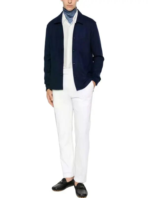TOM FORD Belt-loop Pocket Trousers - White