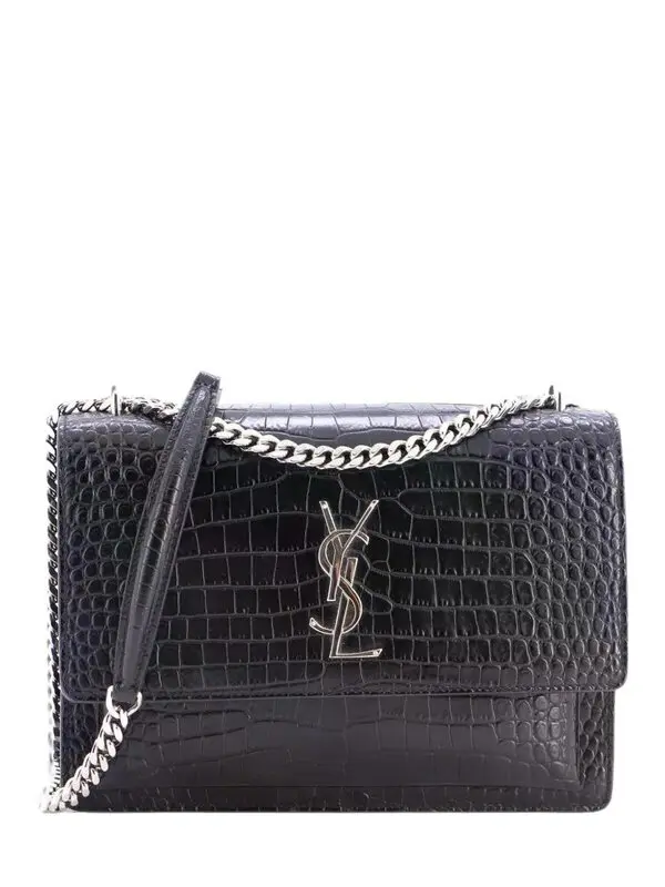 Saint Laurent Medium Sunset Bag - Black
