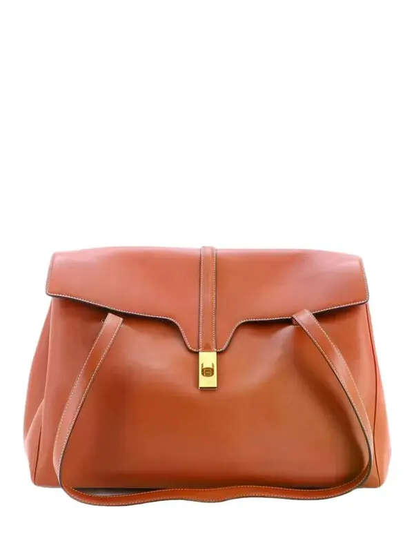Celine Smooth Calfskin Large Shoulder Bag - Brown