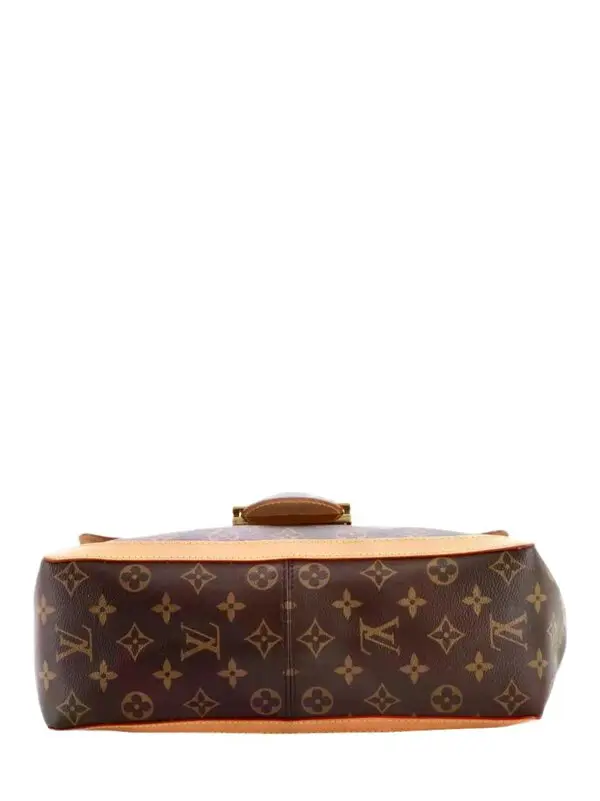 LOUIS VUITTON Dauphine Soft Monogram Canvas Gm Shoulder Bag - Brown