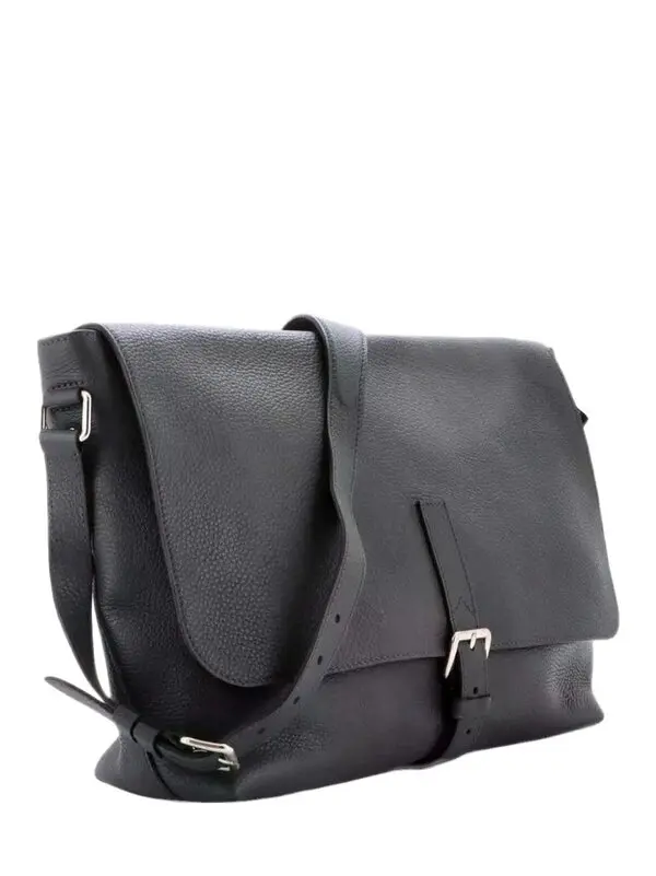 LOUIS VUITTON Marius Messenger Bag In Taurillon Leather - Grey