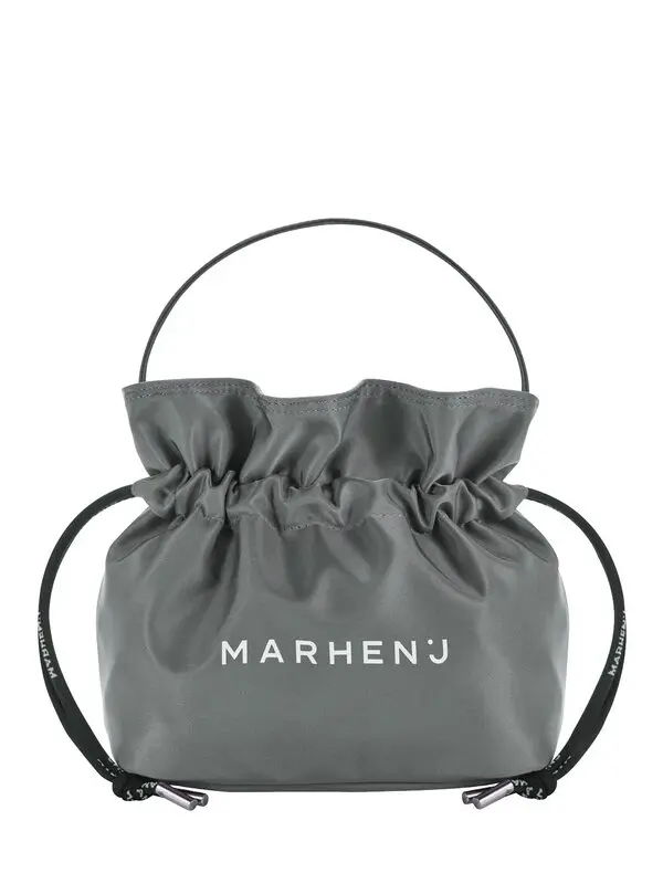 MARHEN.J Charron Recycled Nylon Bucket Bag - Grey