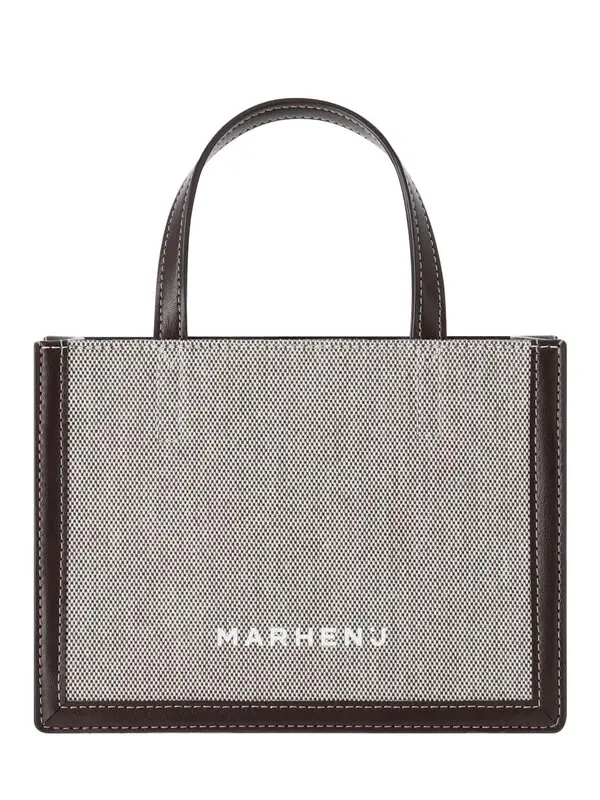 Marhen.j Janet Bag Canvas And Apple Leather Tote - Brown