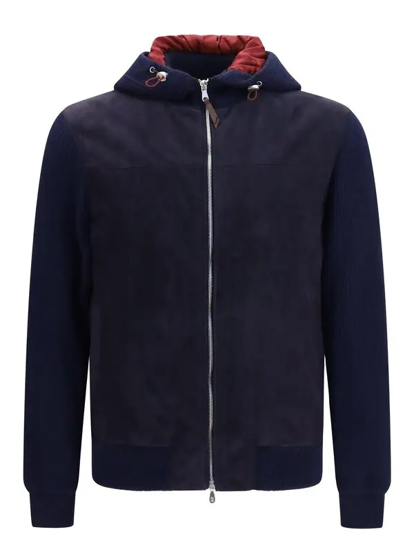 Brunello Cucinelli English Knit Jacket - Blue