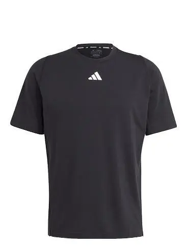 Adidas Train Icons 3 Bar Logo Tee Shirt - Black