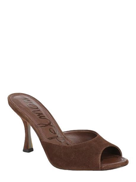 Sam Edelman Jeanie Slide Sandal - Java Brown Suede