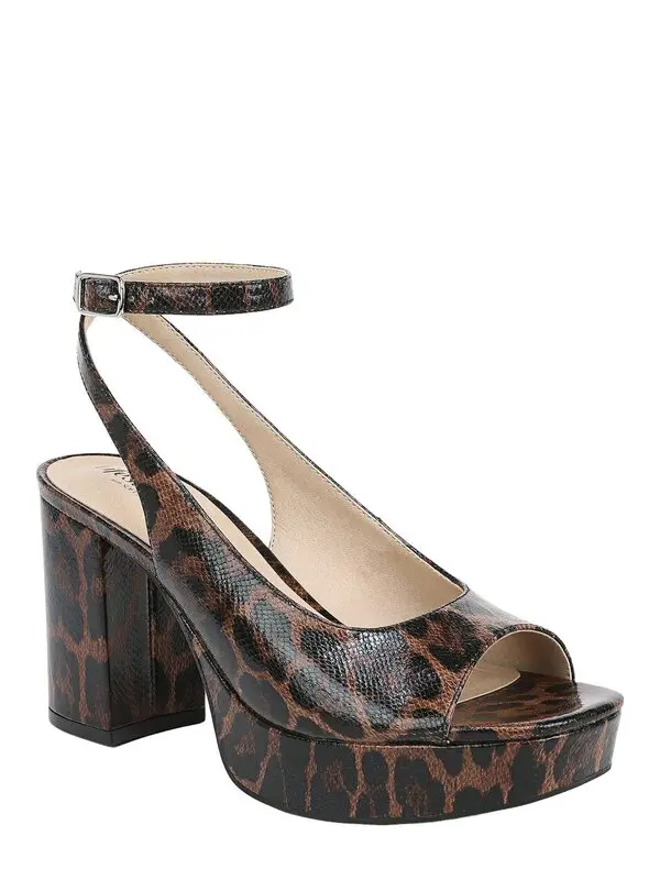 LIFESTRIDE Aliyah Ankle Strap Platform Sandal - Brown