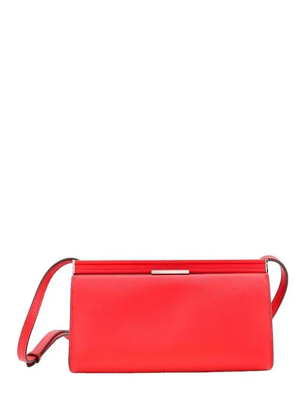 Hermès 21 Clic-h Shoulder Bag Evercolor - Red