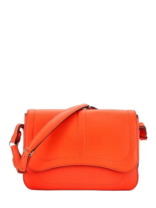 Hermès Harnais Shoulder Bag Epsom And Swift - Orange