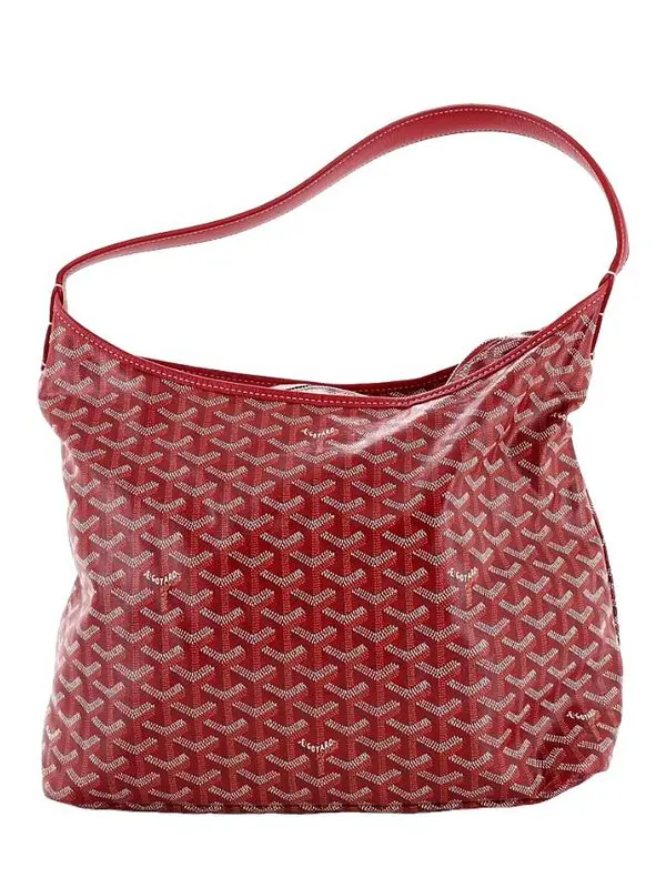 Goyard Boheme Hobo Coated Canvas - Red