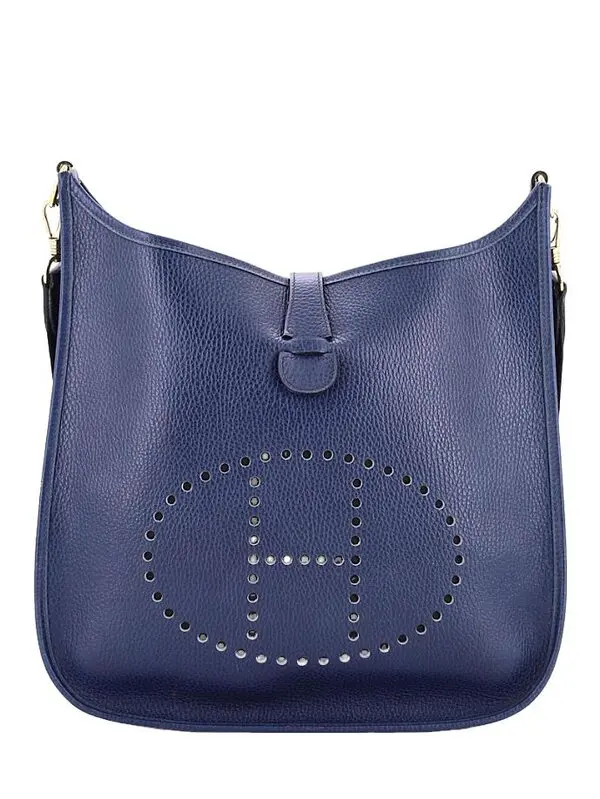 Hermès Gm Evelyne Bag Gen I Ardennes - Blue