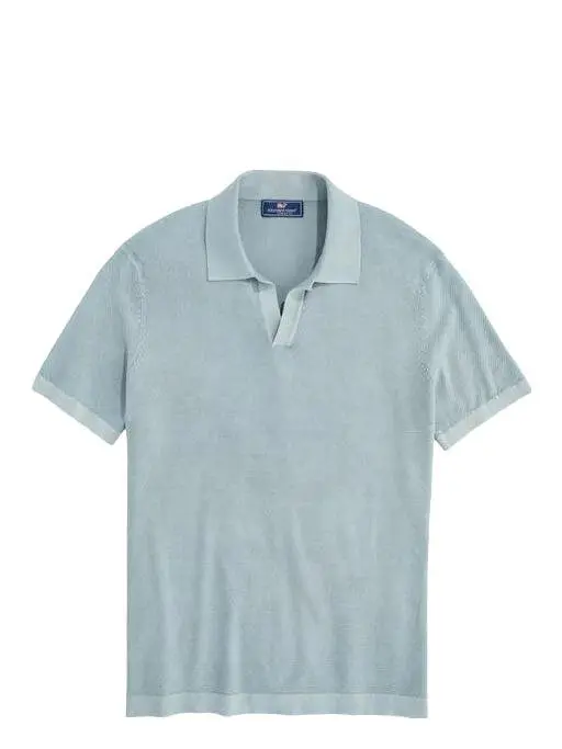 Vineyard Vines Surf Cotton Sweater Polo - Ultimate Gray